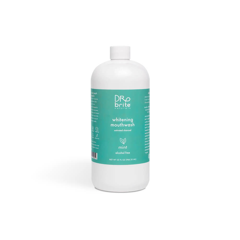 Dr. Brite Natural Whitening Mouthwash | Mint & Activated Charcoal