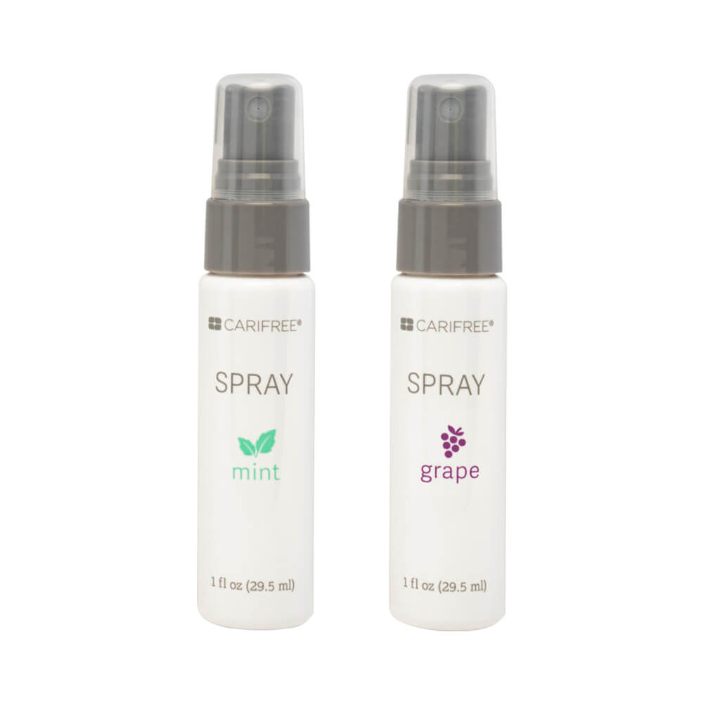 NEW! CariFree Dry Mouth Oral Moisturizing Spray | Mint or Grape