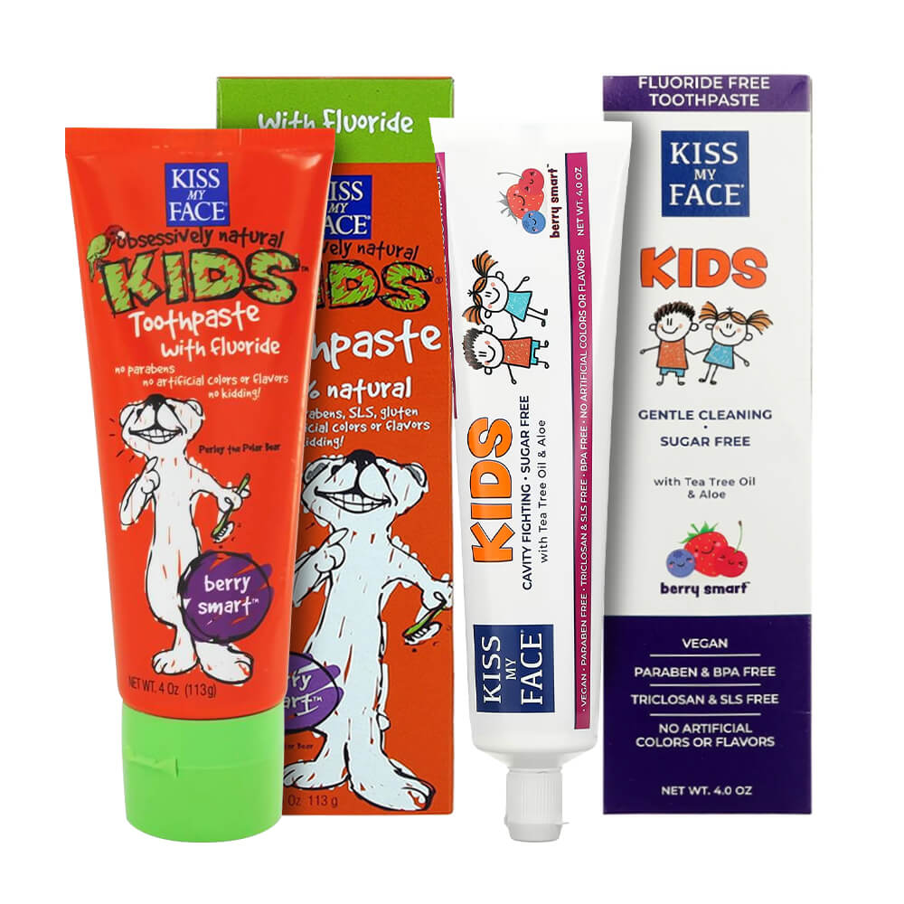 Kiss My Face Kids Berry Smart Gel Toothpaste | Oral Health Guru