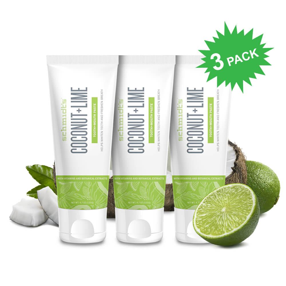Schmidt's Coconut + Lime Toothpaste | Tooth and Mouth Paste