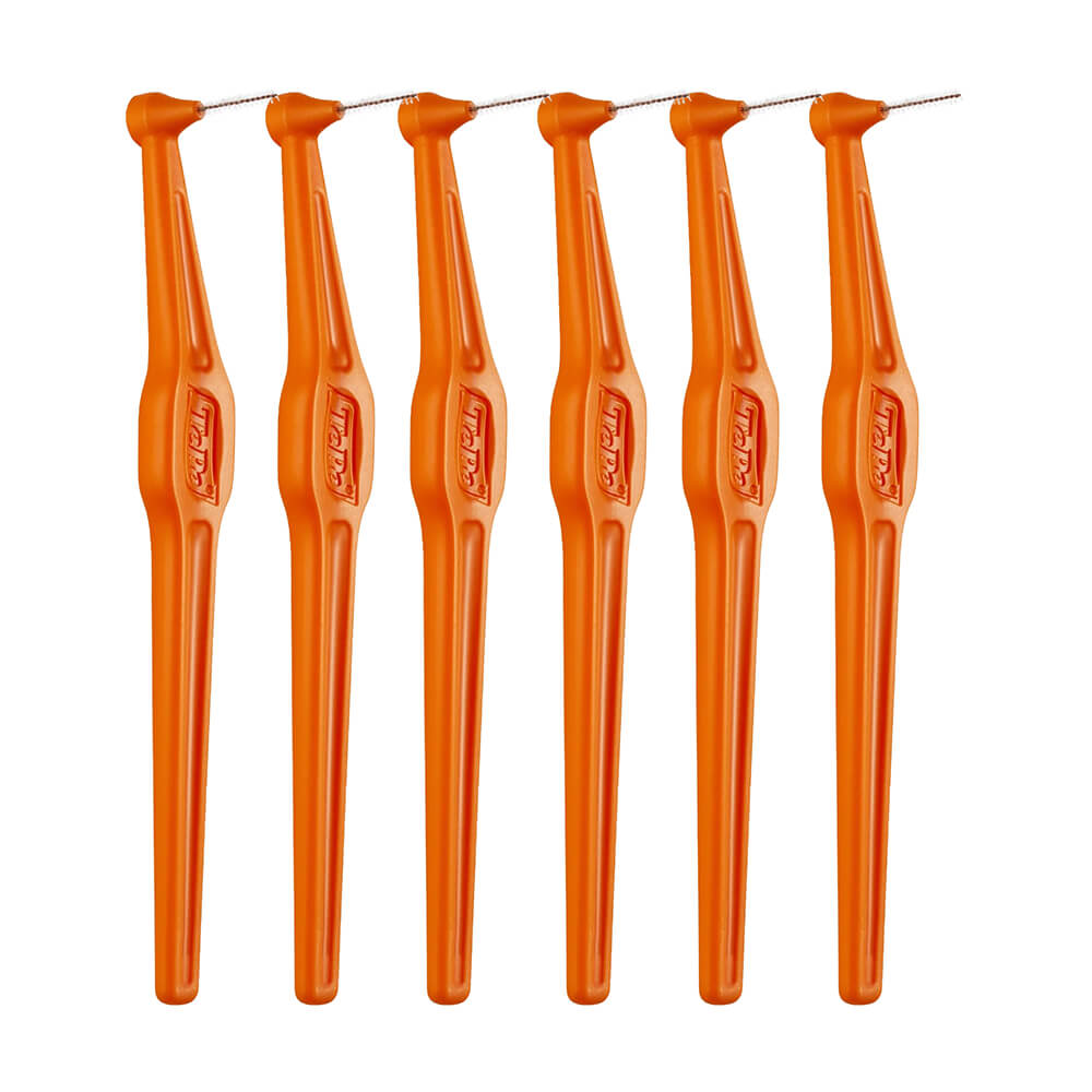 TePe Angle Interdental Brushes Orange 0.45mm Size | Oral Health Guru