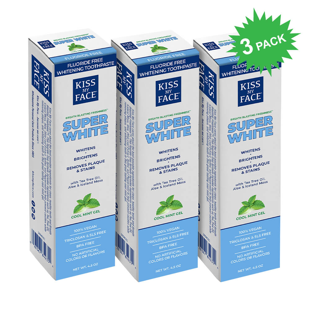 Kiss My Face Super White Mint Tooth Gel | Oral Health Guru